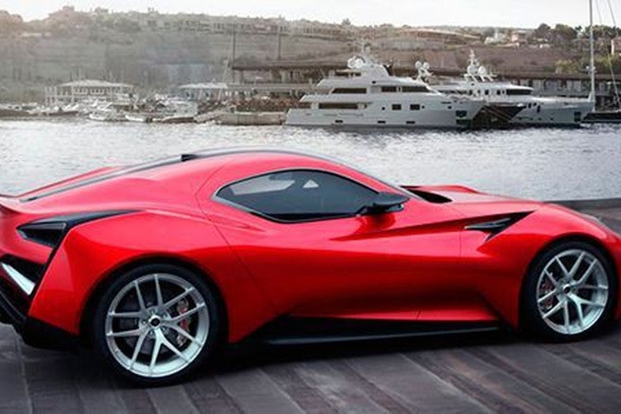 Icona Vulcano, el primer coche de titanio