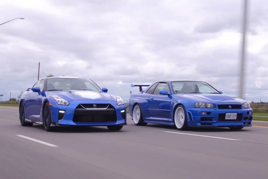 Nissan R34 Skyline GT R Vs R35 GT R con Cu l Te Quedar as Autocasi n Nissan R34 Skyline GT R Vs R35 GT R con Cu l Te Quedar as Autocasi n